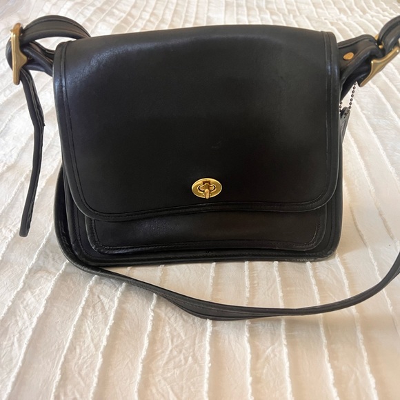 Coach | Bags | Coach Rambler Legacy Vintage 96 Black Crossover Bag ...